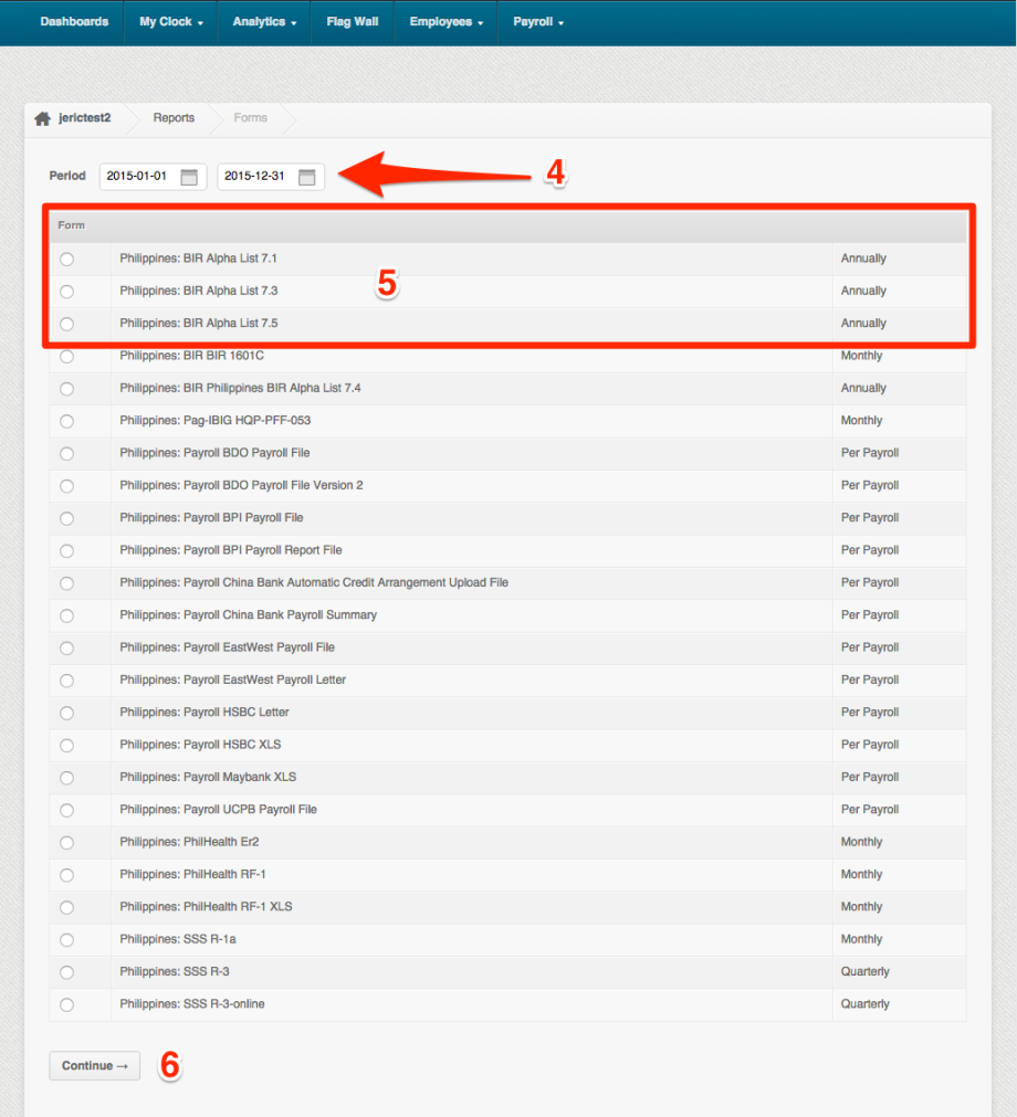 How to Generate the BIR Alphalist? – PayrollHero Support