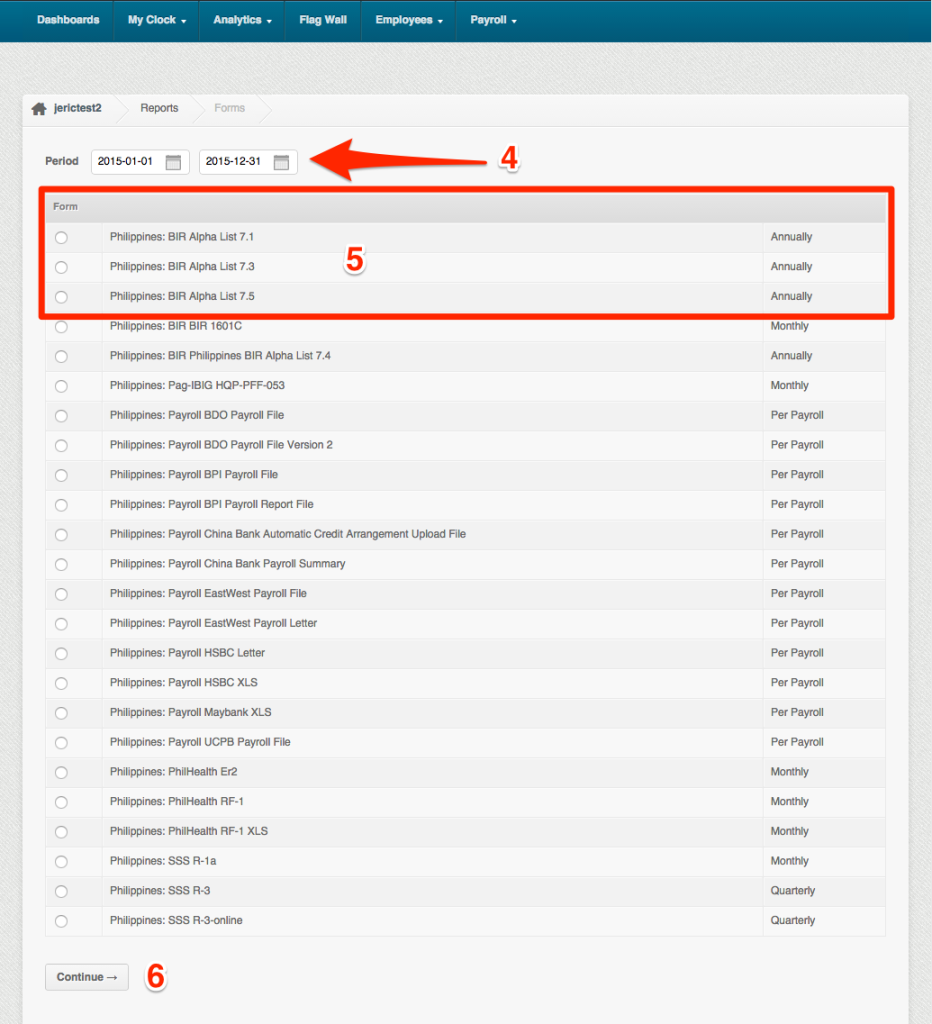 How to Generate the BIR Alphalist? – PayrollHero Support