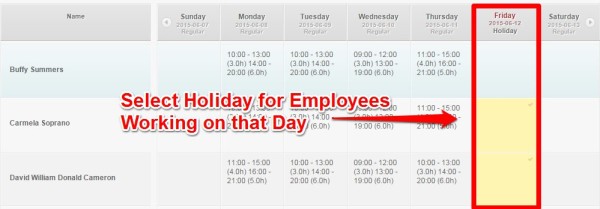 How to Schedule Employees Working on Holidays? – PayrollHero Support