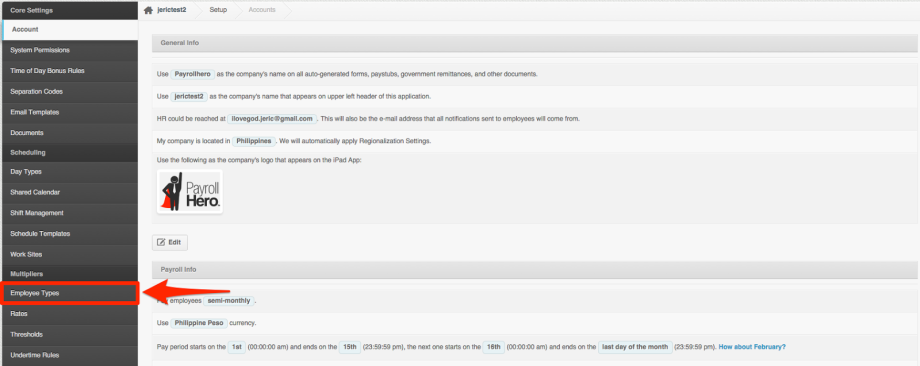 How to Set up a Flex Start Time Employee Type – PayrollHero Support