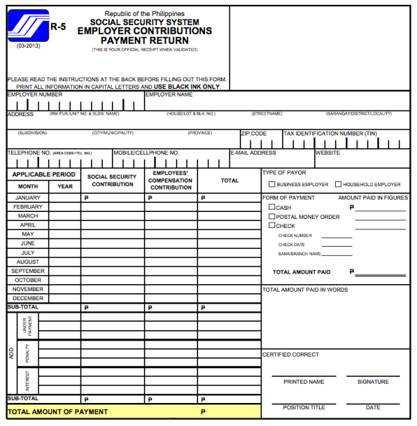 How to Pay and Post Employee/Employer Contributions to the Philippine ...