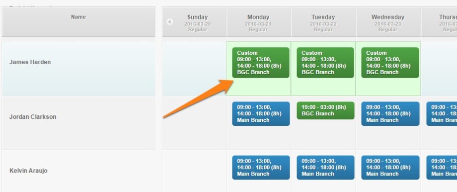 Adding Schedules via Weekly Scheduler – PayrollHero Support